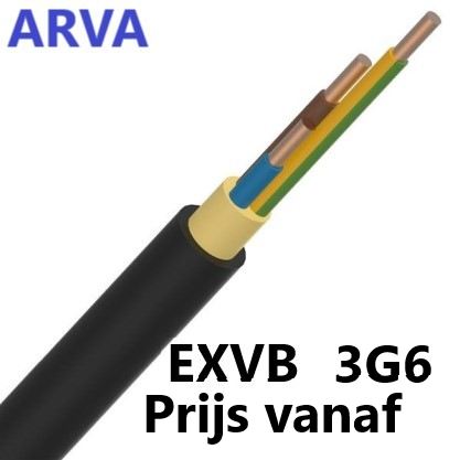EXVB 3G6 grondkabel eca 3G6 mm ² (per meter) /J - Elektrisch ...